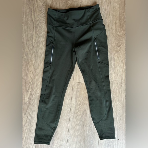 Athleta | Pants & Jumpsuits | Athleta Rainier Tight Aspen Olive | Poshmark